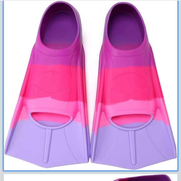 Shoes | Pink And Purple Swim Fins | Poshmark